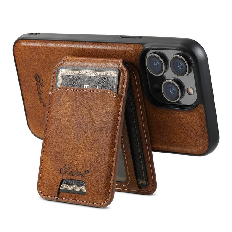 Card Slot Leather iPhone 15 Pro Max Wallet Case with Card Holder – wowacase