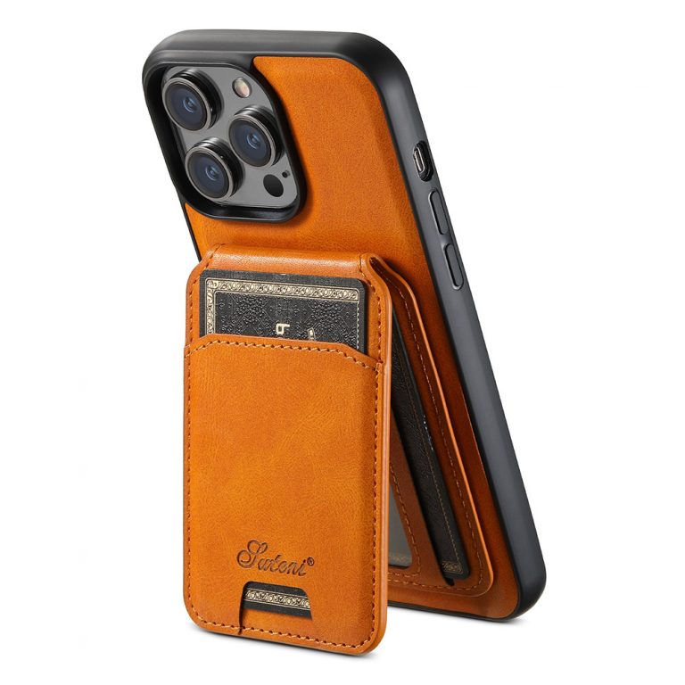 Card Slot Leather iPhone 15 Pro Max Wallet Case with Card Holder – wowacase