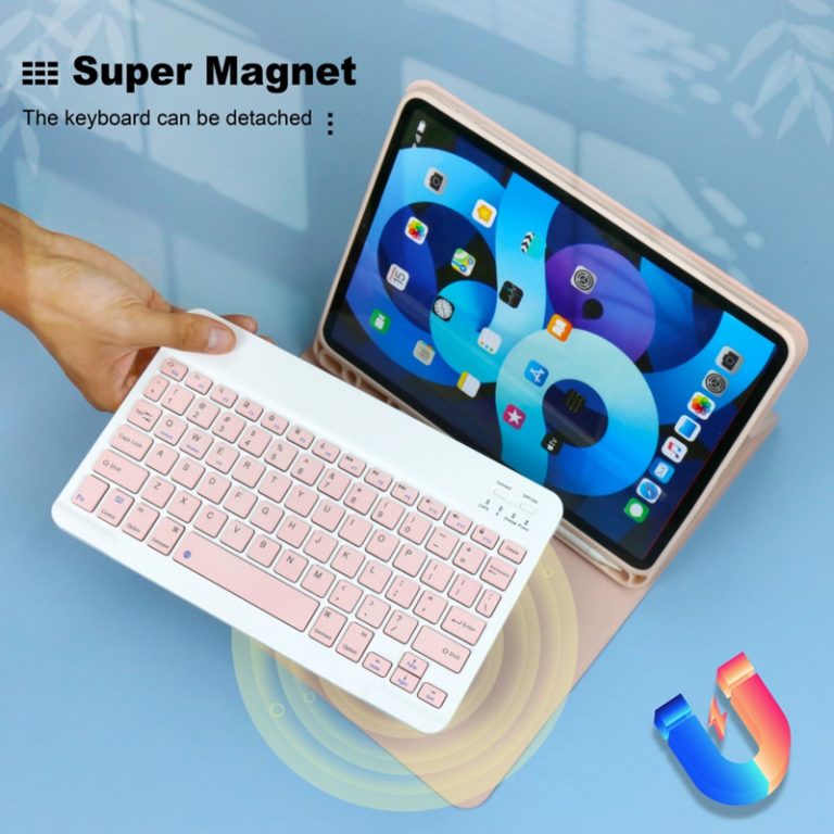 New Magic iPad Case with Wireless Keyboard for iPad Pro 11, iPad Air 2 ...