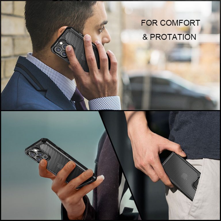 Fiber Texture Drop Protection iPhone 14 Pro Max Case – wowacase