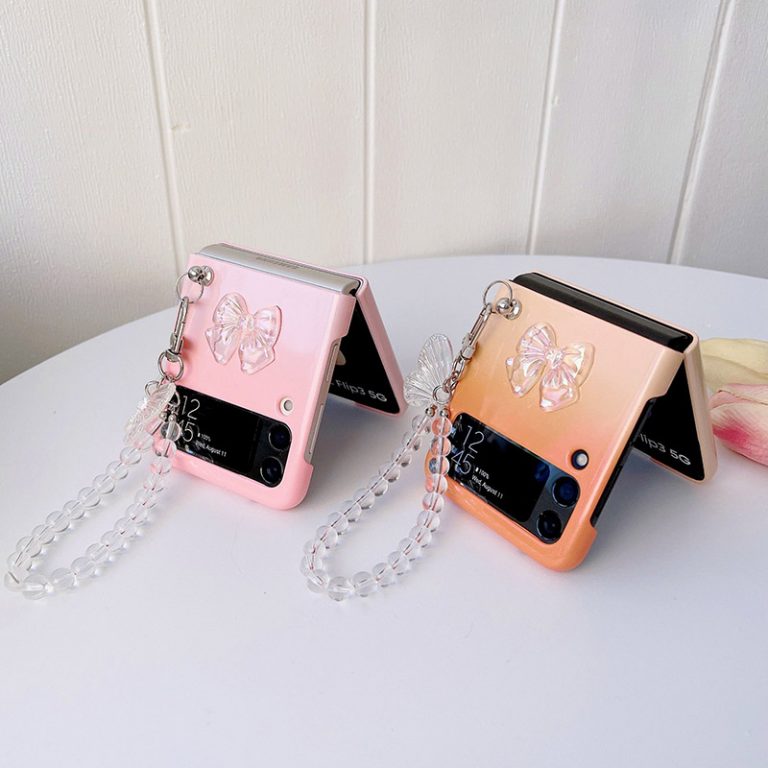 Cute Z Flip 4 Case With Strap – wowacase