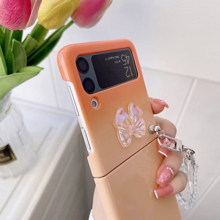 Cute Z Flip 3 Case With Strap – wowacase