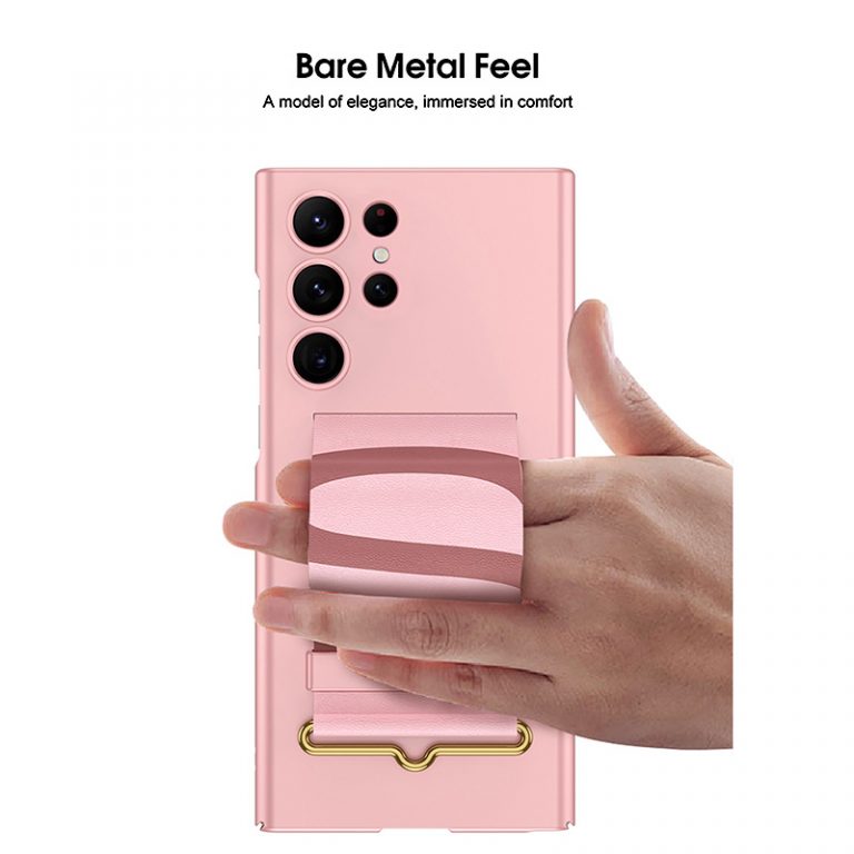 Premium S23 Ultra Case with Camera Cover and Wrist Strap Holder for ...