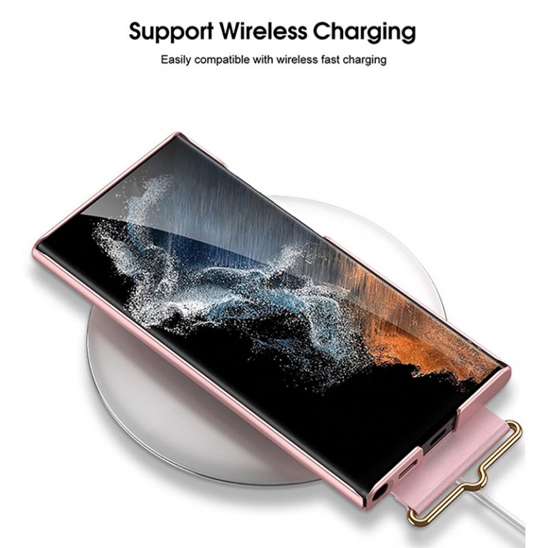 Premium S23 Ultra Case with Camera Cover and Wrist Strap Holder for ...